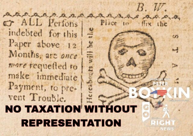 NO TAXATION WITHOUT REPRESENTATION - Go Right NC