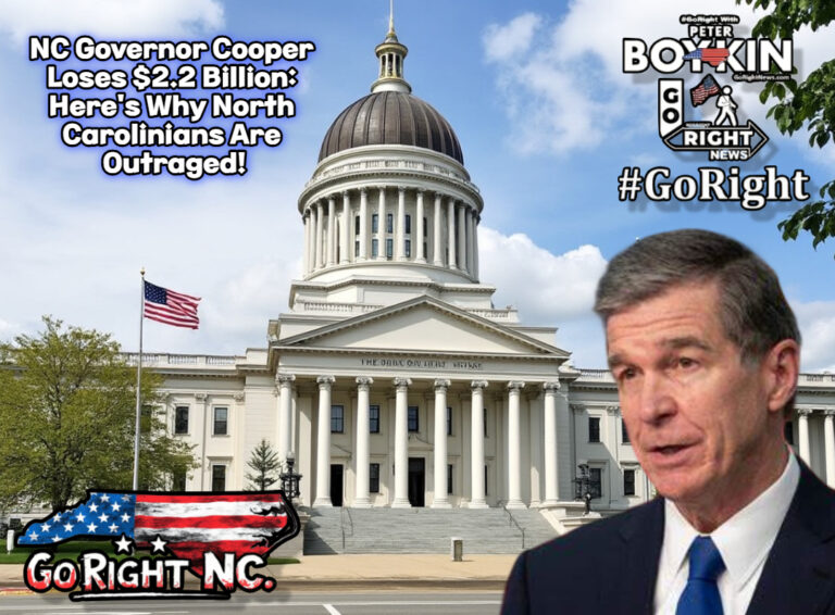 NC Governor Cooper Loses $2.2 Billion, Here’s Why North Carolinians Are ...