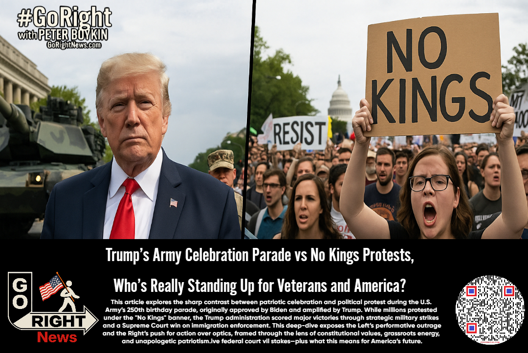 Trump’s Army Celebration Parade vs No Kings Protests, Who’s Really ...
